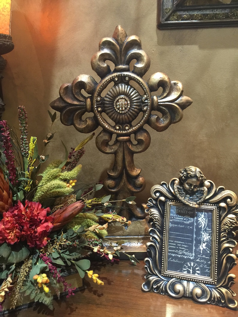 Scroll Cross - Etsy