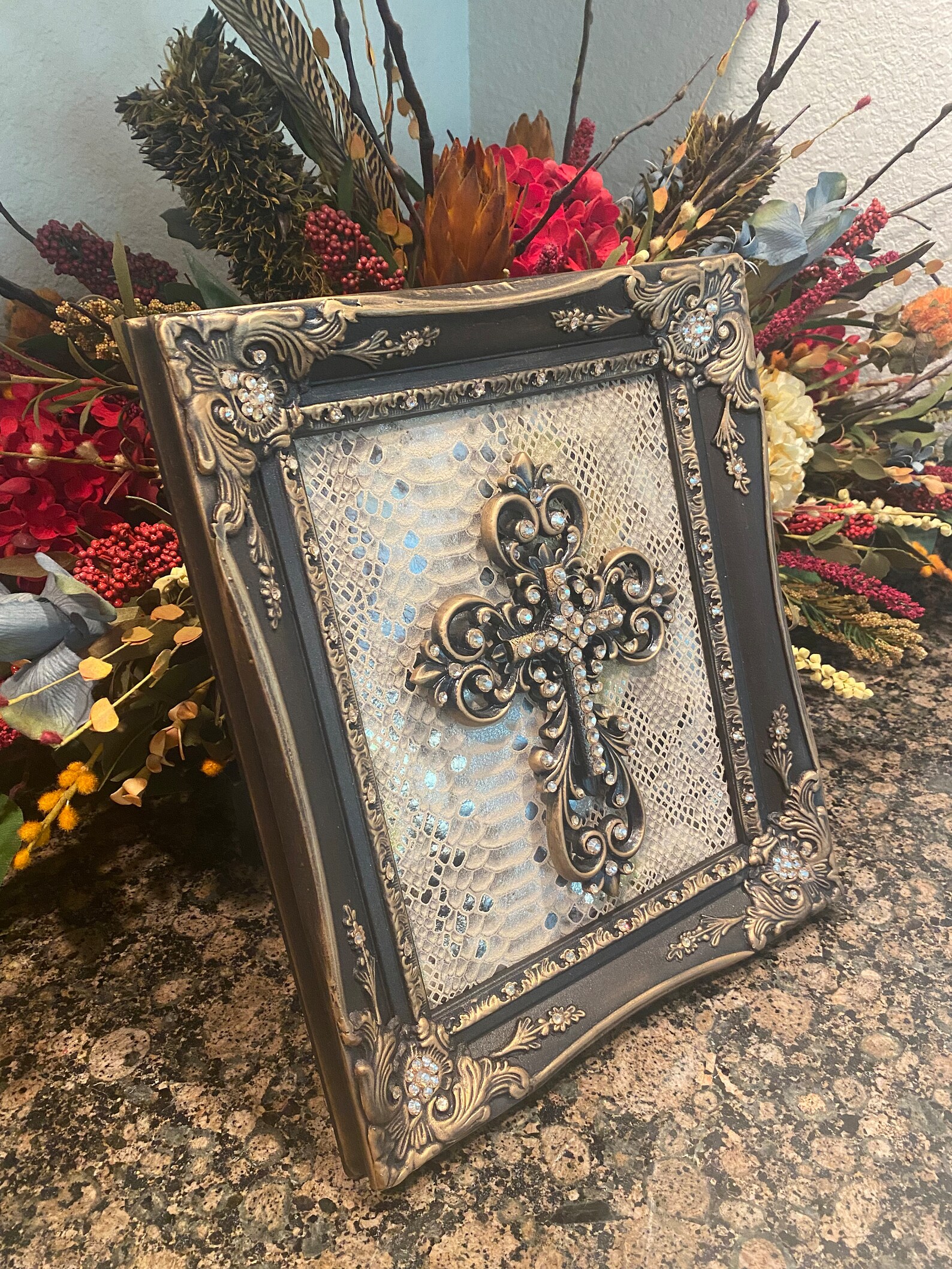 Frame With Cross - Etsy