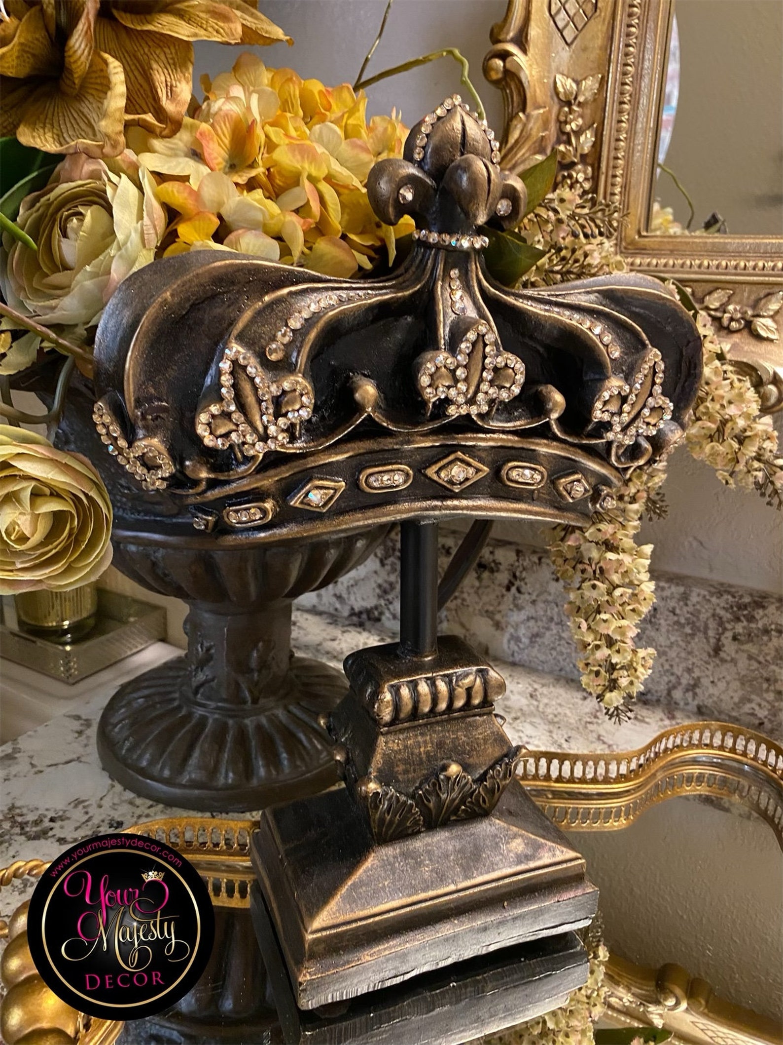 Crown on Stand - Etsy