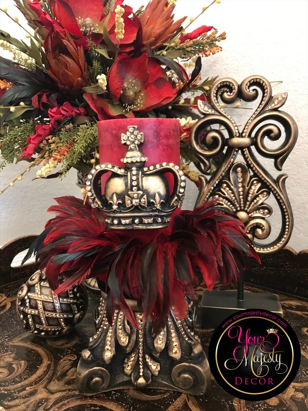 Chunky Crown Candle Pin - Etsy