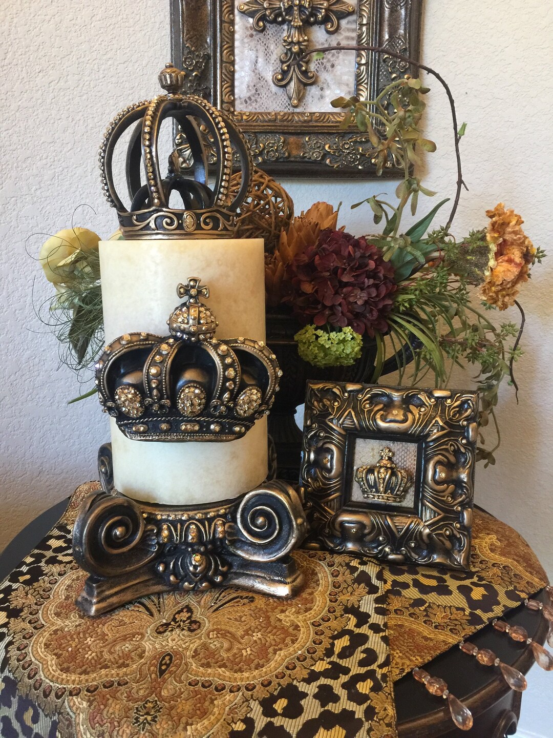 Large Crown Candle Pin - Etsy