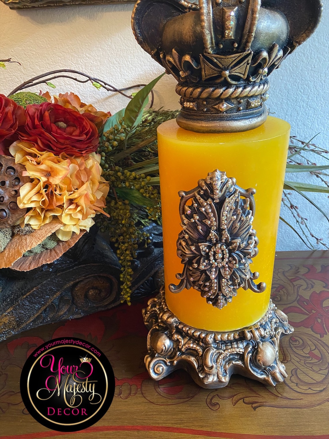 Medallion Candle Pin | Etsy