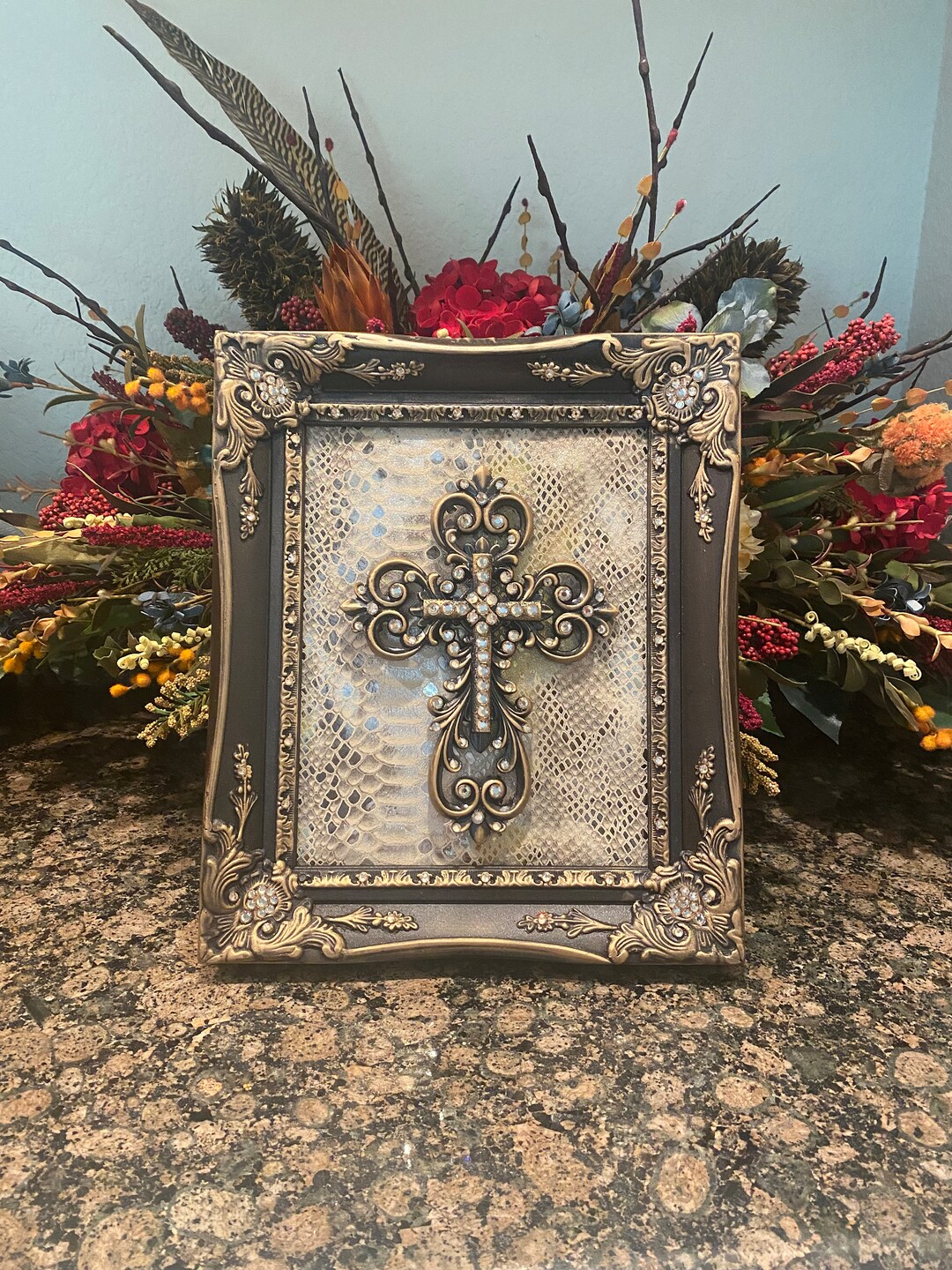 Frame With Cross - Etsy