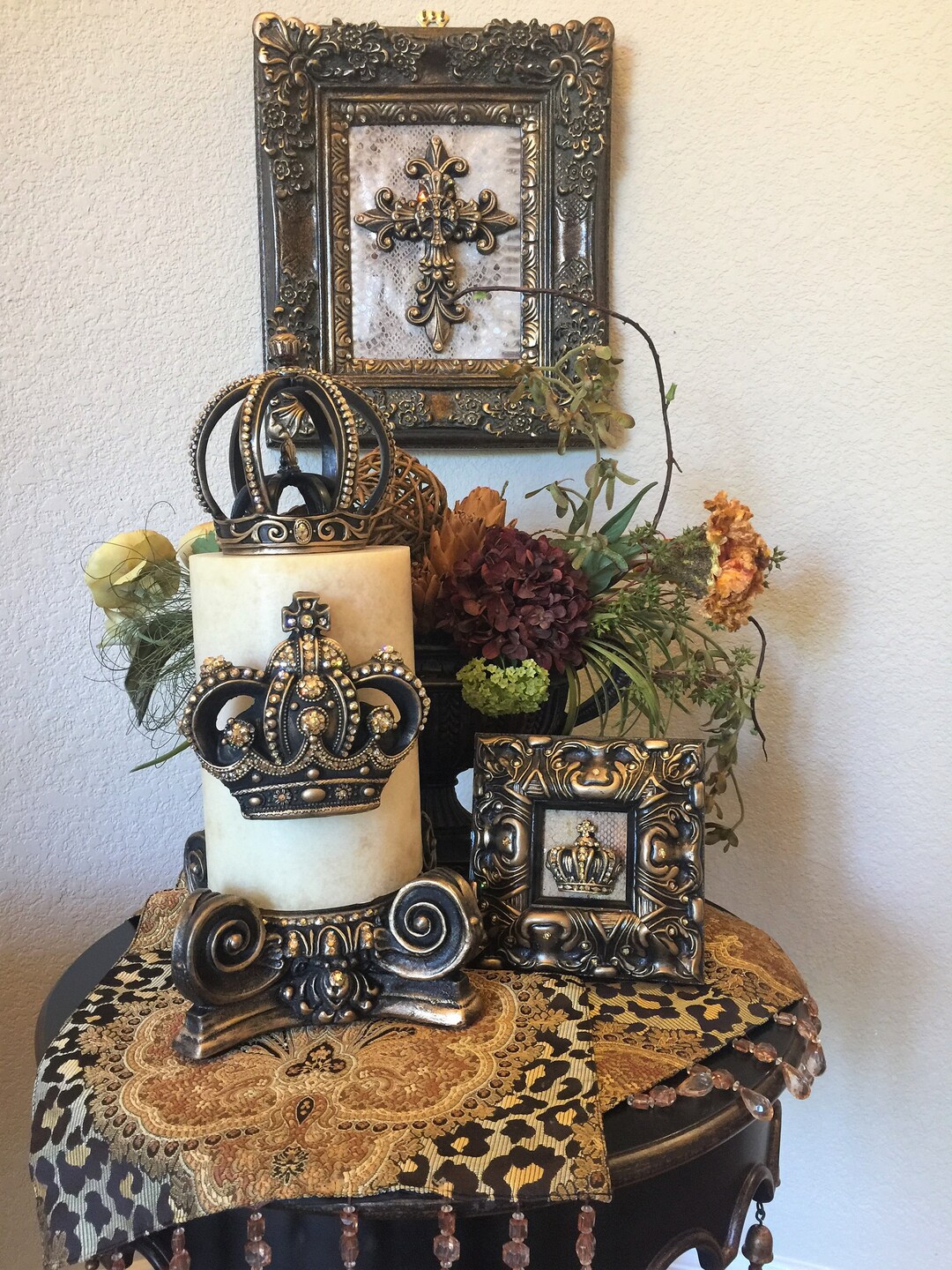 Large Capital Candle Holder - Etsy