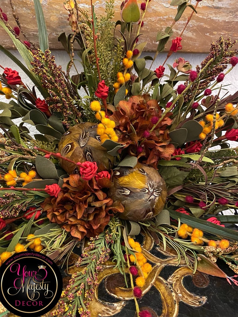 Brown Floral Arrangement - Etsy