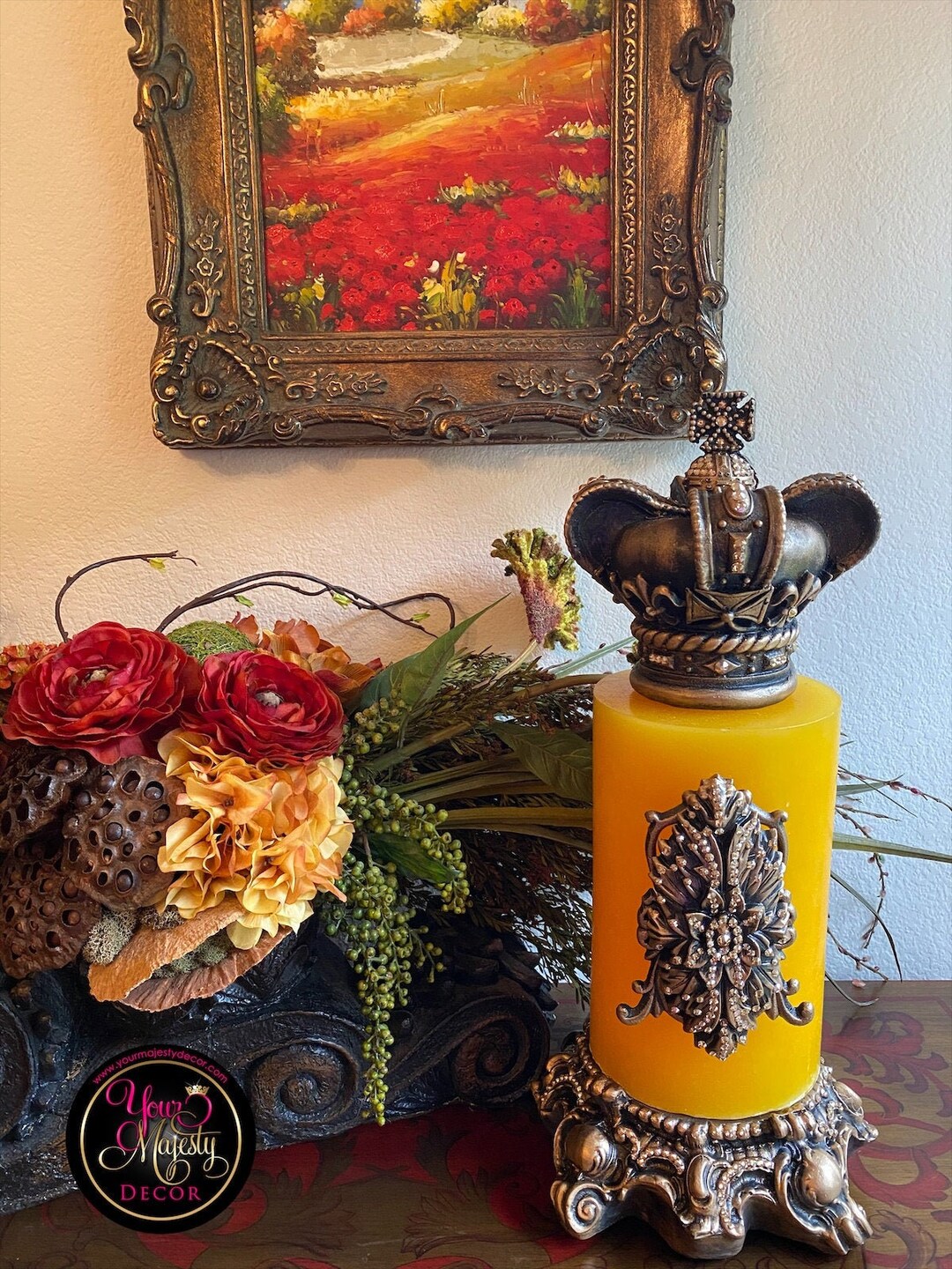 Medallion Candle Pin - Etsy
