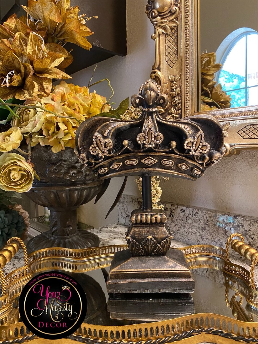 Crown on Stand - Etsy