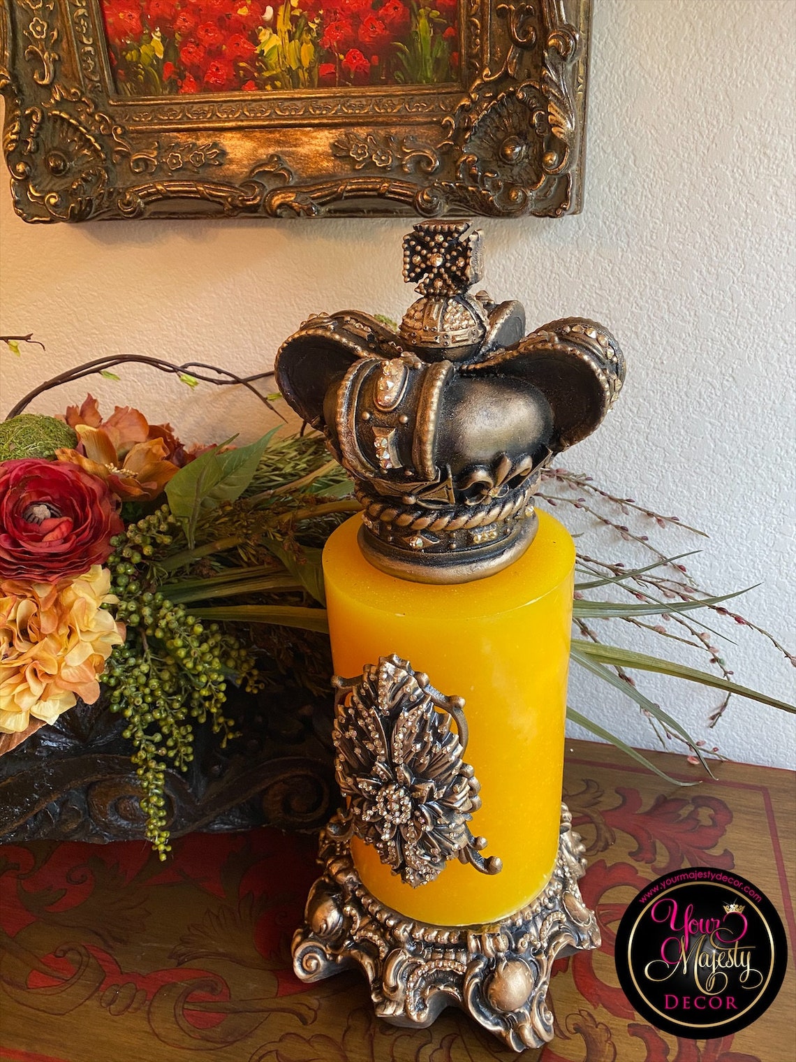 Medallion Candle Pin - Etsy