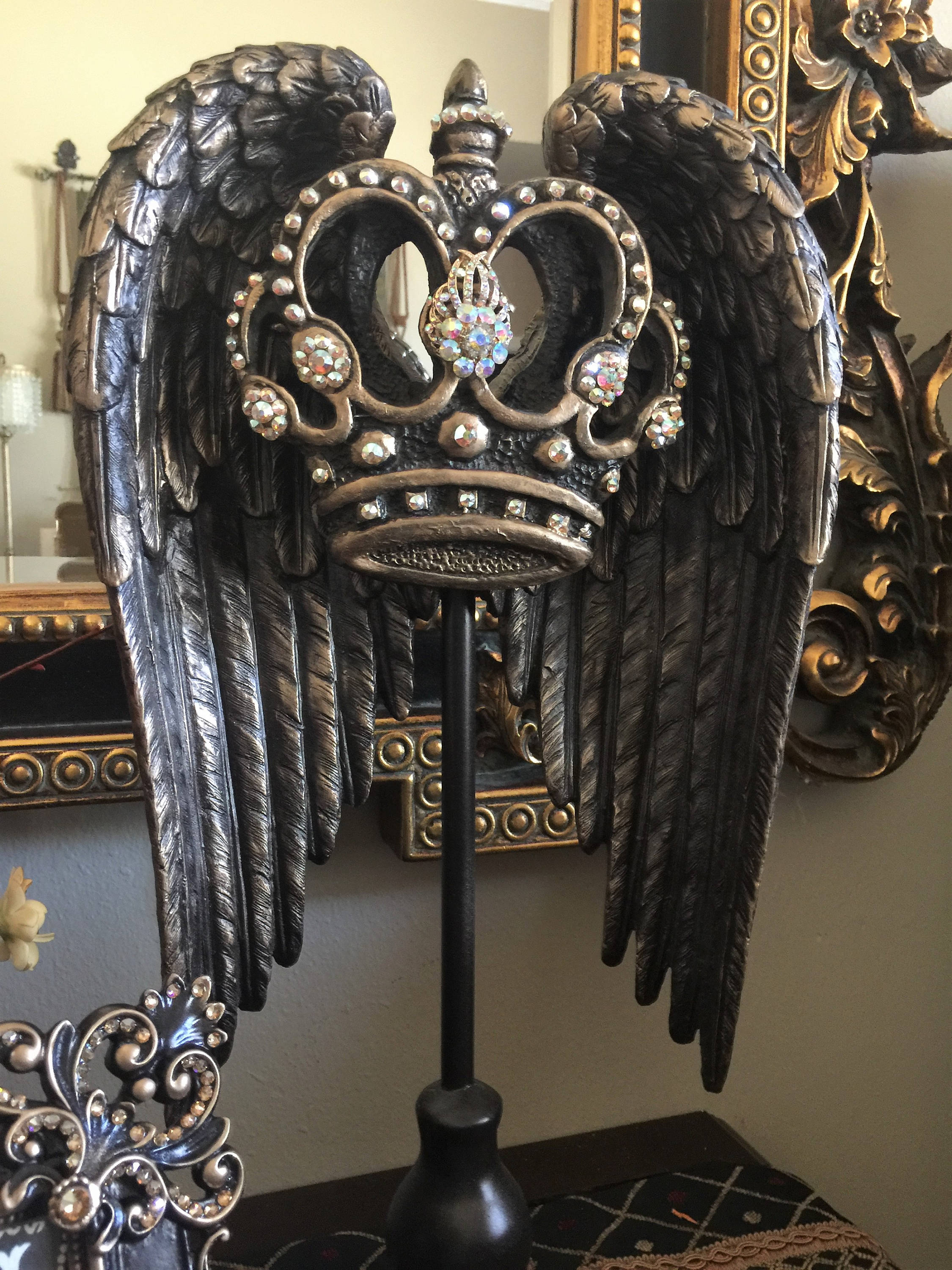 Wings With Crown | Etsy