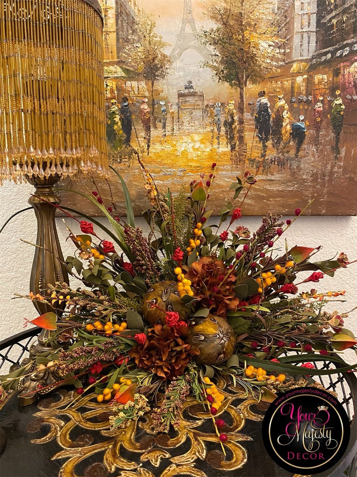 Brown Floral Arrangement - Etsy