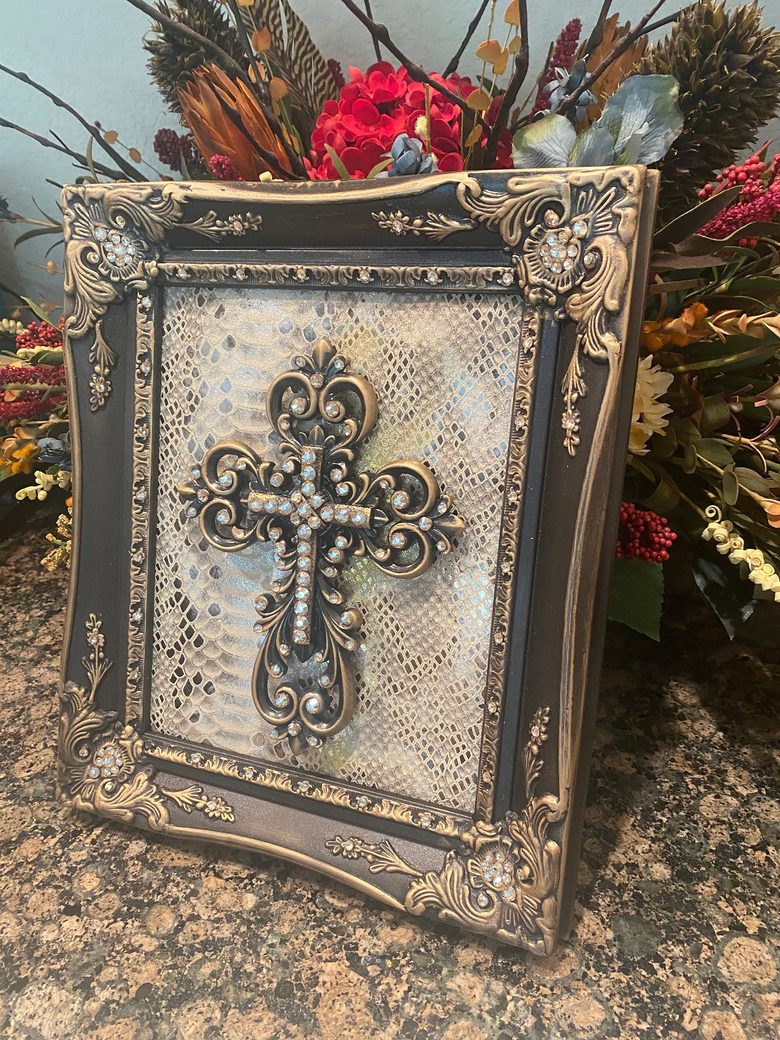 Frame With Cross - Etsy