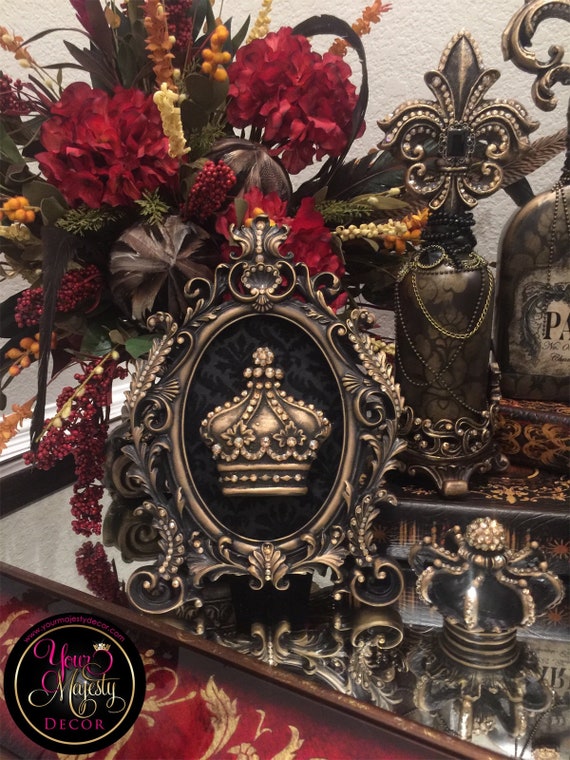 Oval Frame With Crown | Etsy