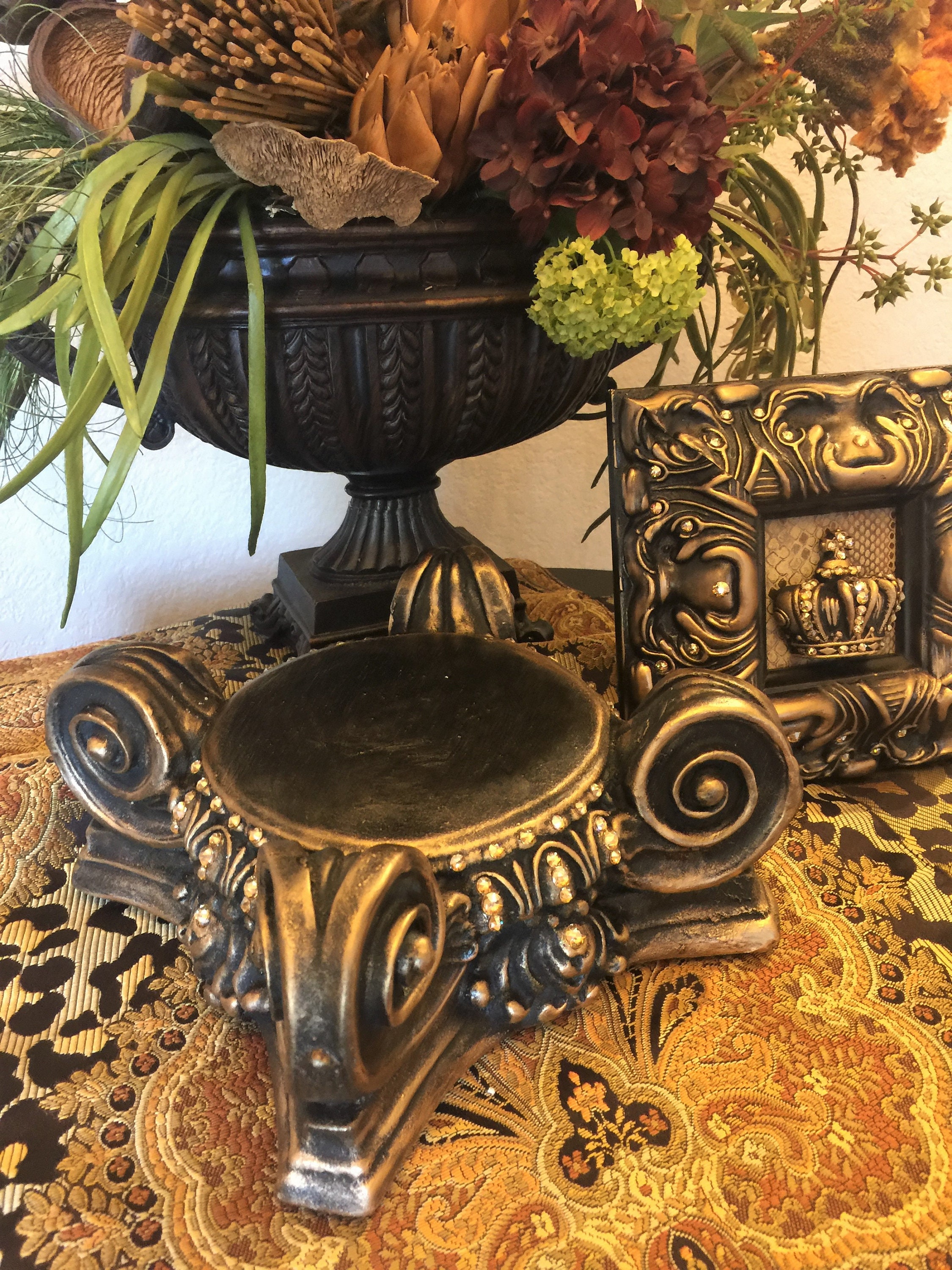 Large Capital Candle Holder - Etsy