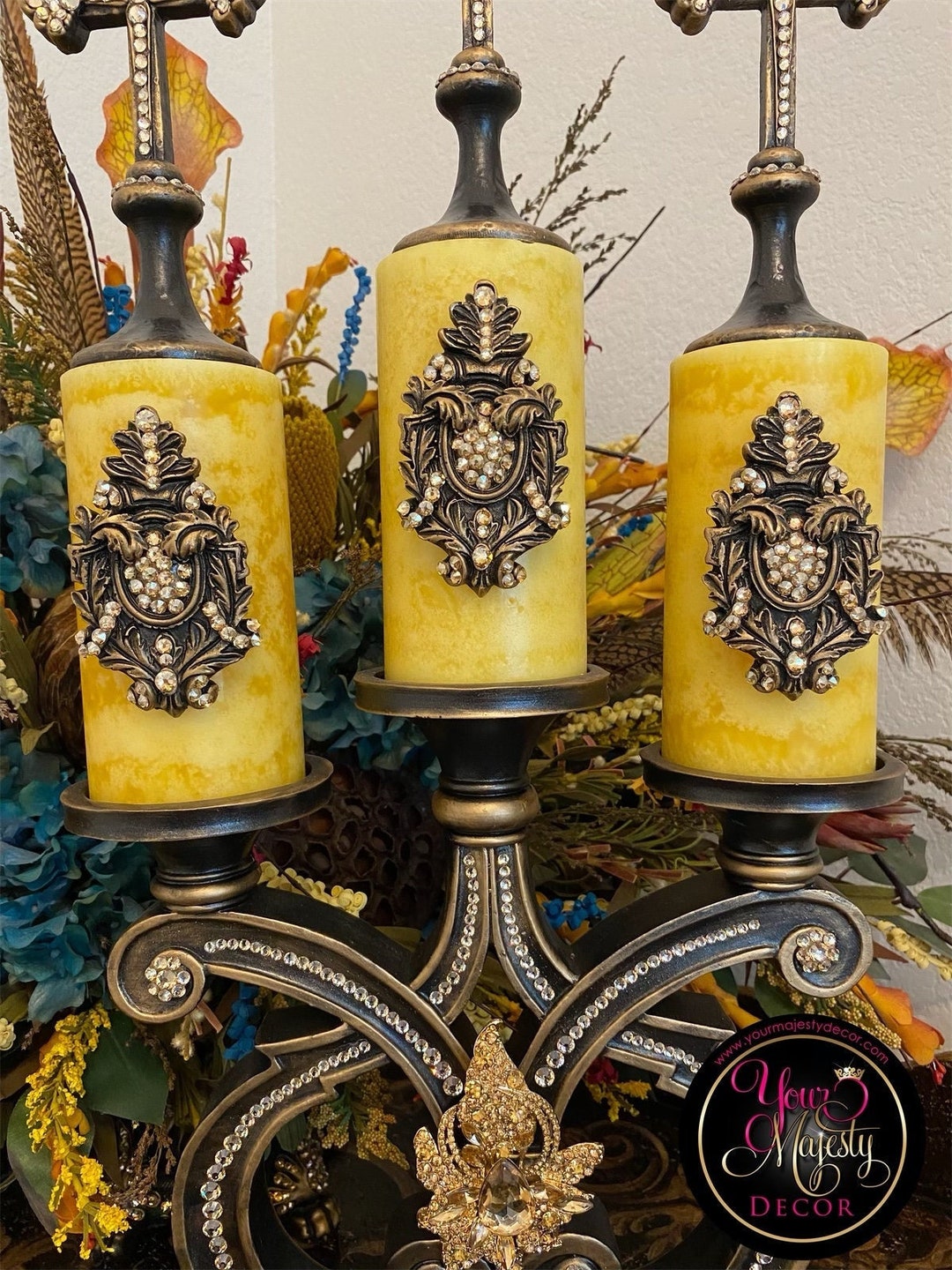 Medallion Candle Pin - Etsy