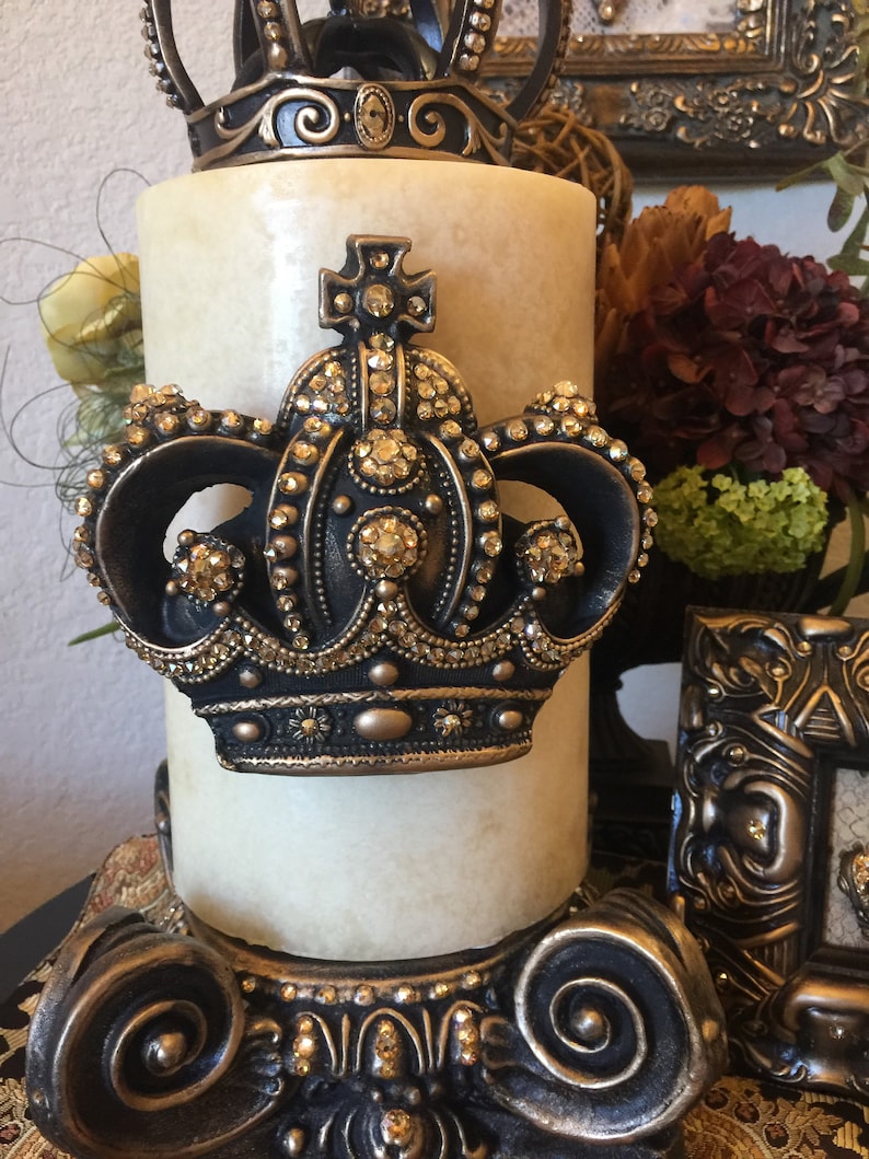 Large Crown Candle Pin - Etsy