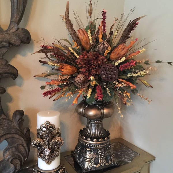 Tuscan Floral Arrangement - Etsy