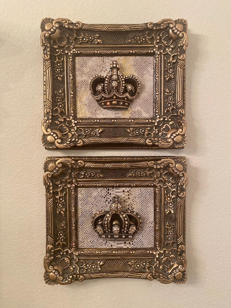 Crown Wall Frame - Etsy