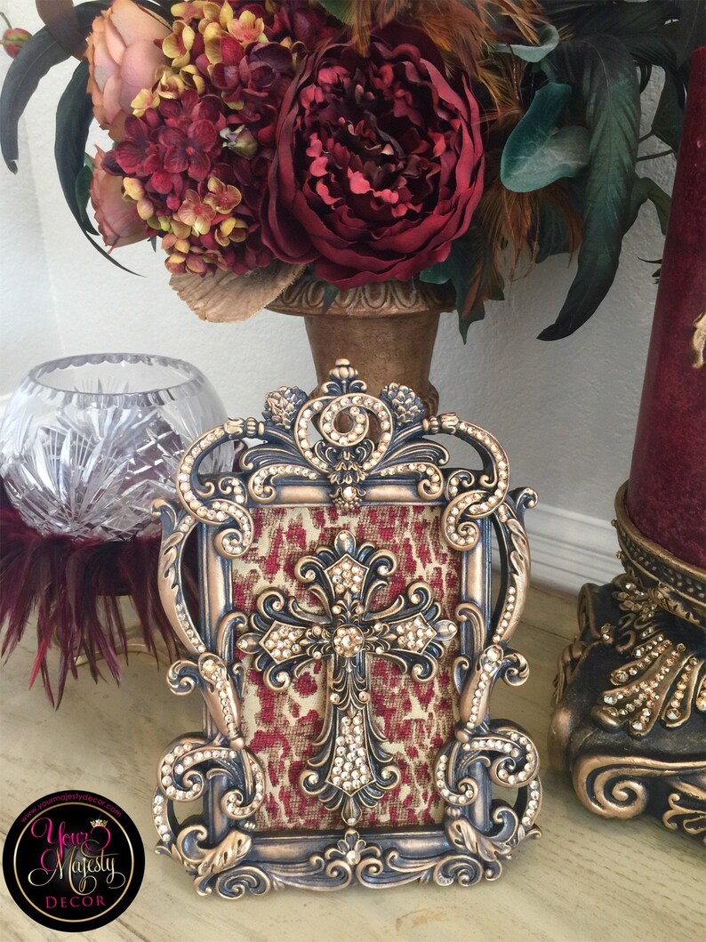 Scroll Frame With Cross - Etsy