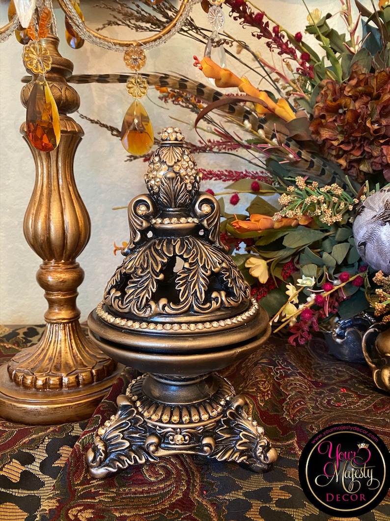 Candle Holder With Finial - Etsy