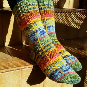 Opal Sock Yarn HUNDERTWASSER 4 Ply 100g 425 Mts Wool - Etsy Australia