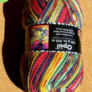 Opal Sock Yarn HUNDERTWASSER 4 Ply 100g 425 Mts Wool - Etsy Australia