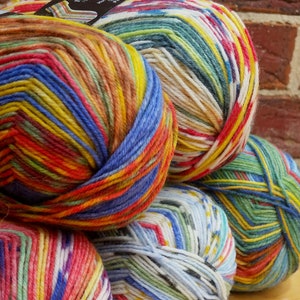 Opal Sock Yarn HUNDERTWASSER 4 Ply 100g 425 Mts Wool - Etsy Australia