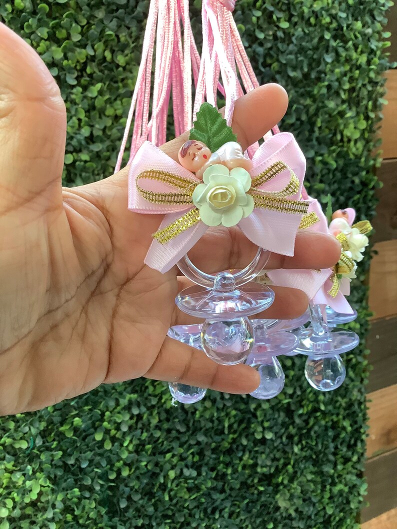 24 Boho Garden Baby Shower Pacifiers/boho Baby Shower/greenery - Etsy