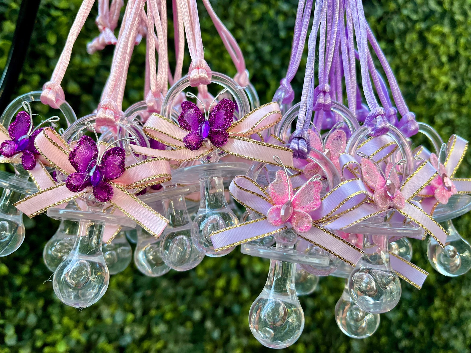 24 Baby Shower Butterfly Pacifiers Butterfly Baby Shower - Etsy