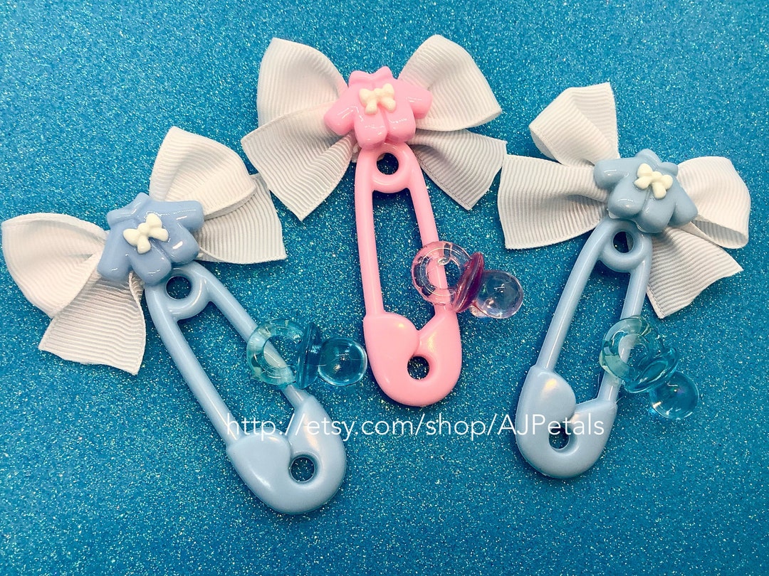 Baby Shower Game Pins: Pink or Blue Favors, Set of 24 - Etsy
