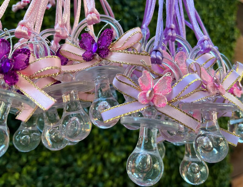 24 Baby Shower Butterfly Pacifiers Butterfly Baby Shower - Etsy