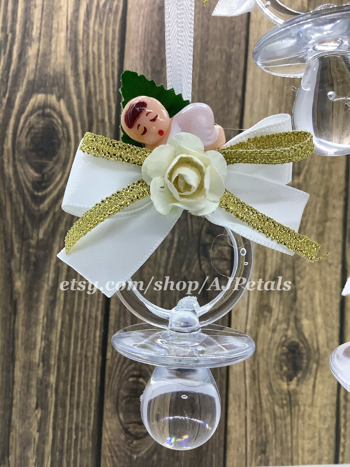 24 Boho Garden Baby Shower pacifiers/Boho Baby Shower/Greenery | Etsy