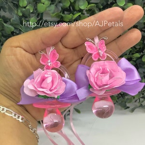 24 Baby Shower Butterfly Pacifiers Butterfly Baby Shower/butterfly ...