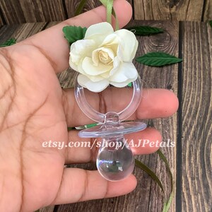 24 Boho Garden Baby Shower Pacifiers/boho Baby Shower/greenery Baby ...