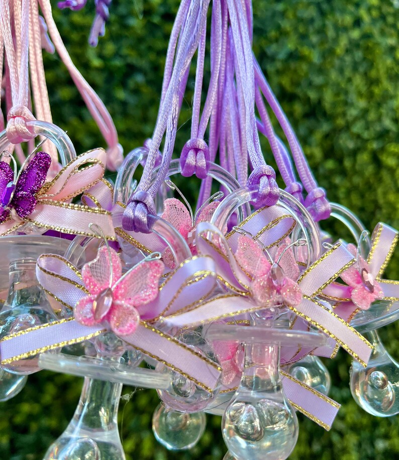 24 Baby Shower Butterfly Pacifiers Butterfly Baby Shower - Etsy