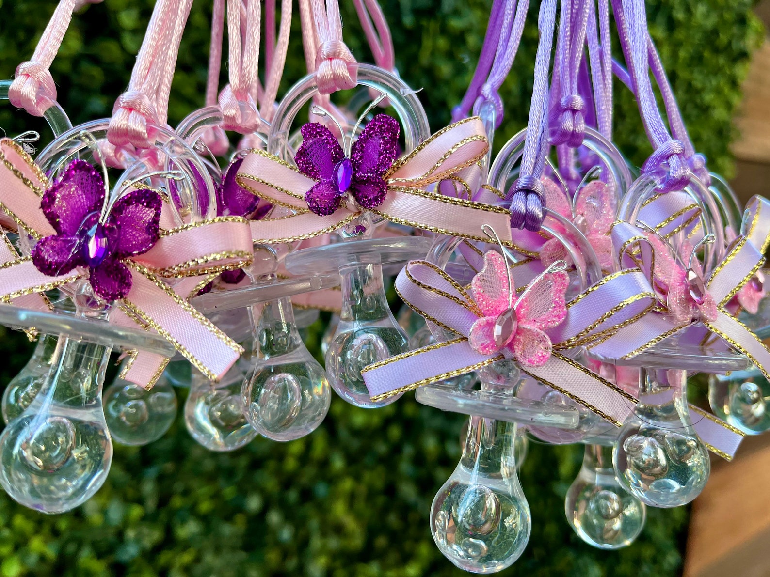 24 Baby Shower Butterfly Pacifiers Butterfly Baby Shower - Etsy