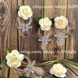 24 Boho Garden Baby Shower Pacifiers/boho Baby Shower/greenery | Etsy