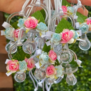 24 Boho Floral Baby Shower Pacifiers/boho Baby Shower/greenery - Etsy