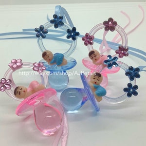 24 Pacifier Game Favor | Pacifier Game | Don’t Say Baby | Baby Shower ...