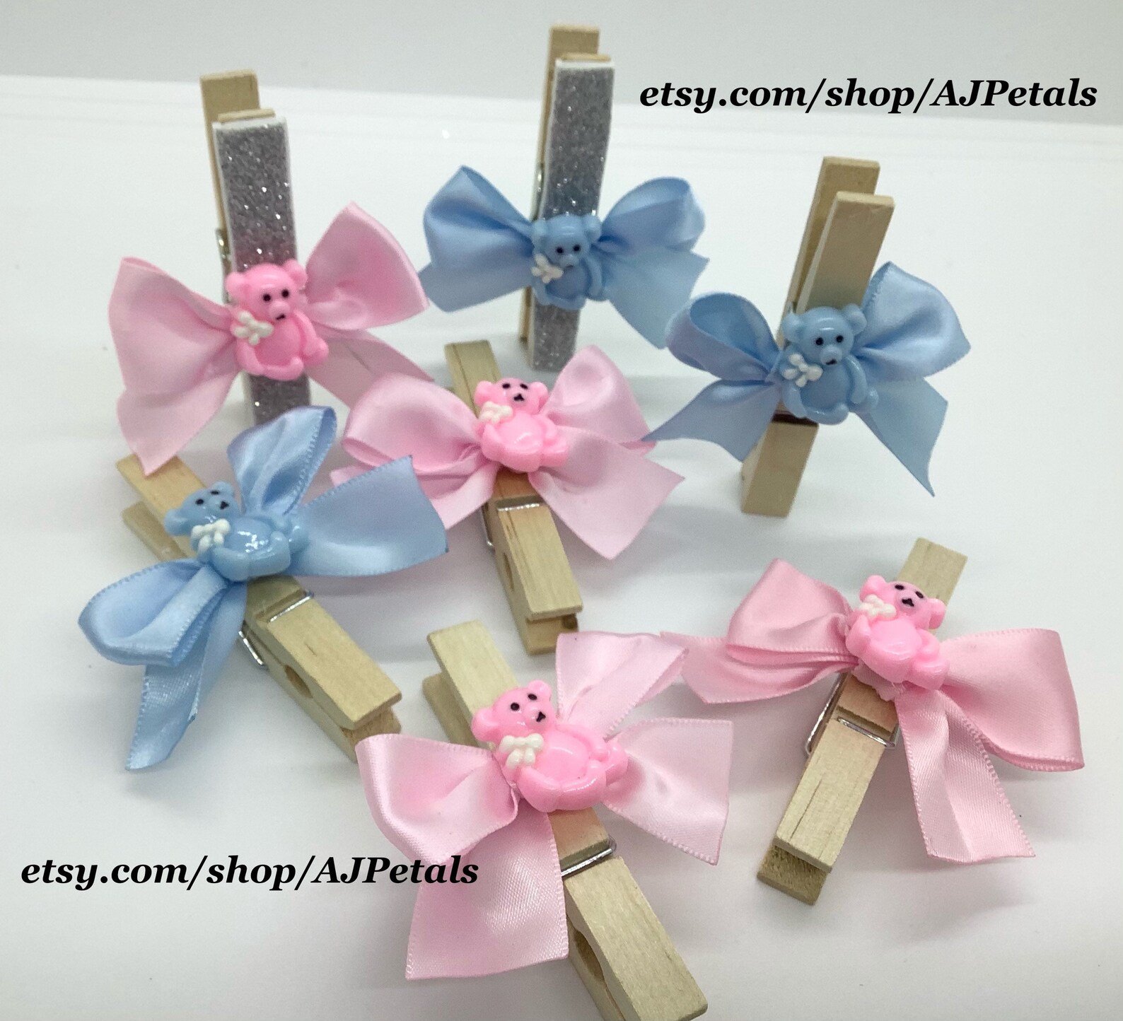 18 Teddy Bear Clothespins/teddy Bear Baby Shower/teddy Bear - Etsy