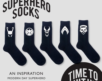 Super Hero Socks | Etsy