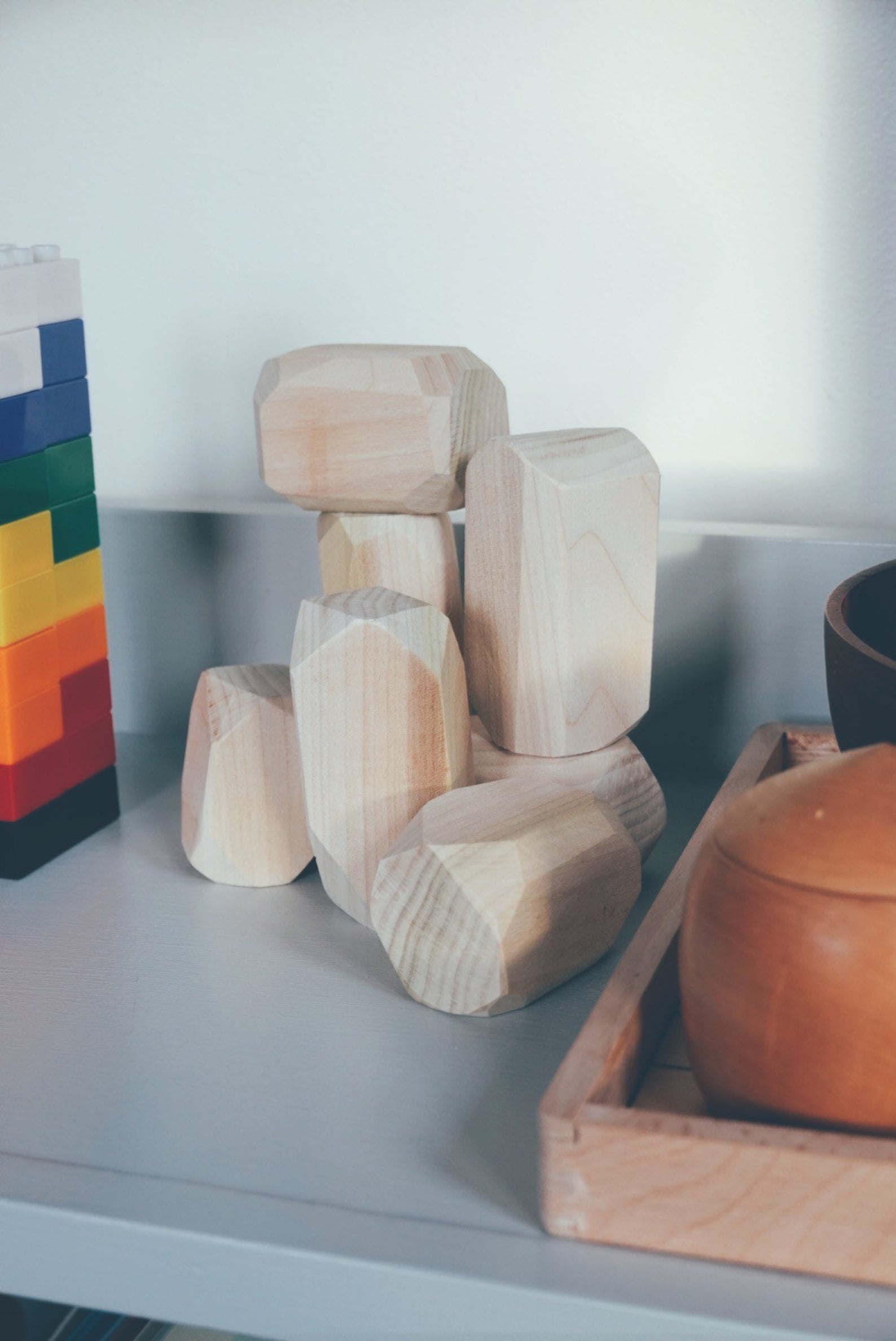 Toddler Blocks, Blocks, Natural Blocks, Adult Fidget, Building Blocks ...