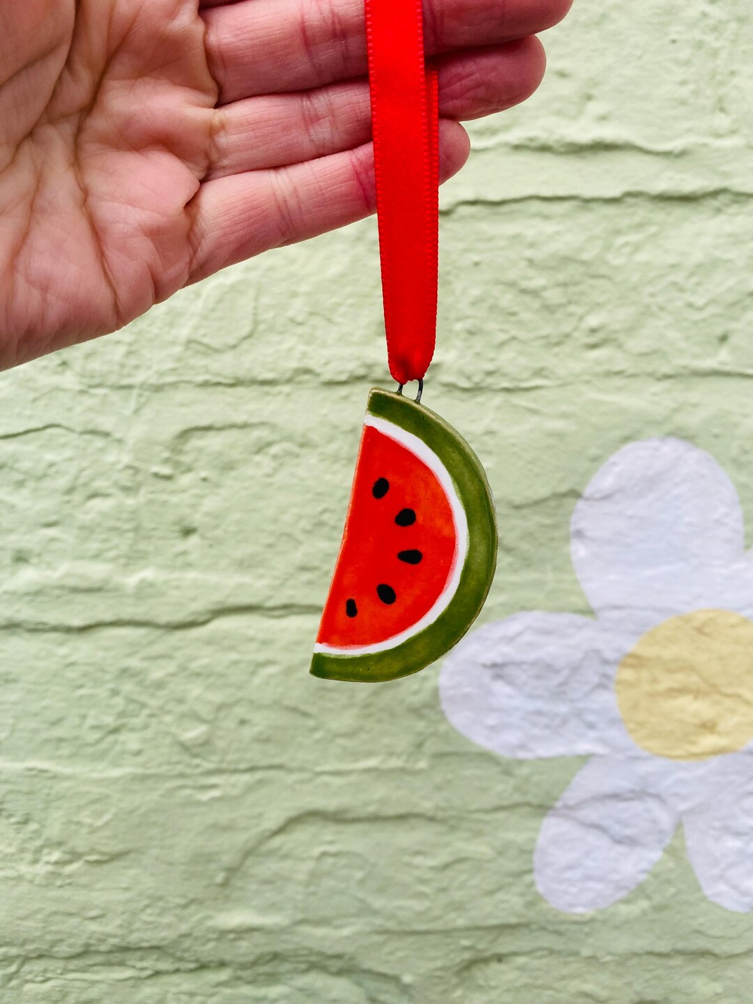 Ceramic Watermelon Tree Decoration Charity Fundraiser - Etsy