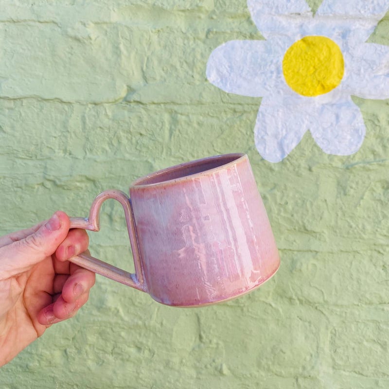 Pink Comfy Mugs - Etsy UK