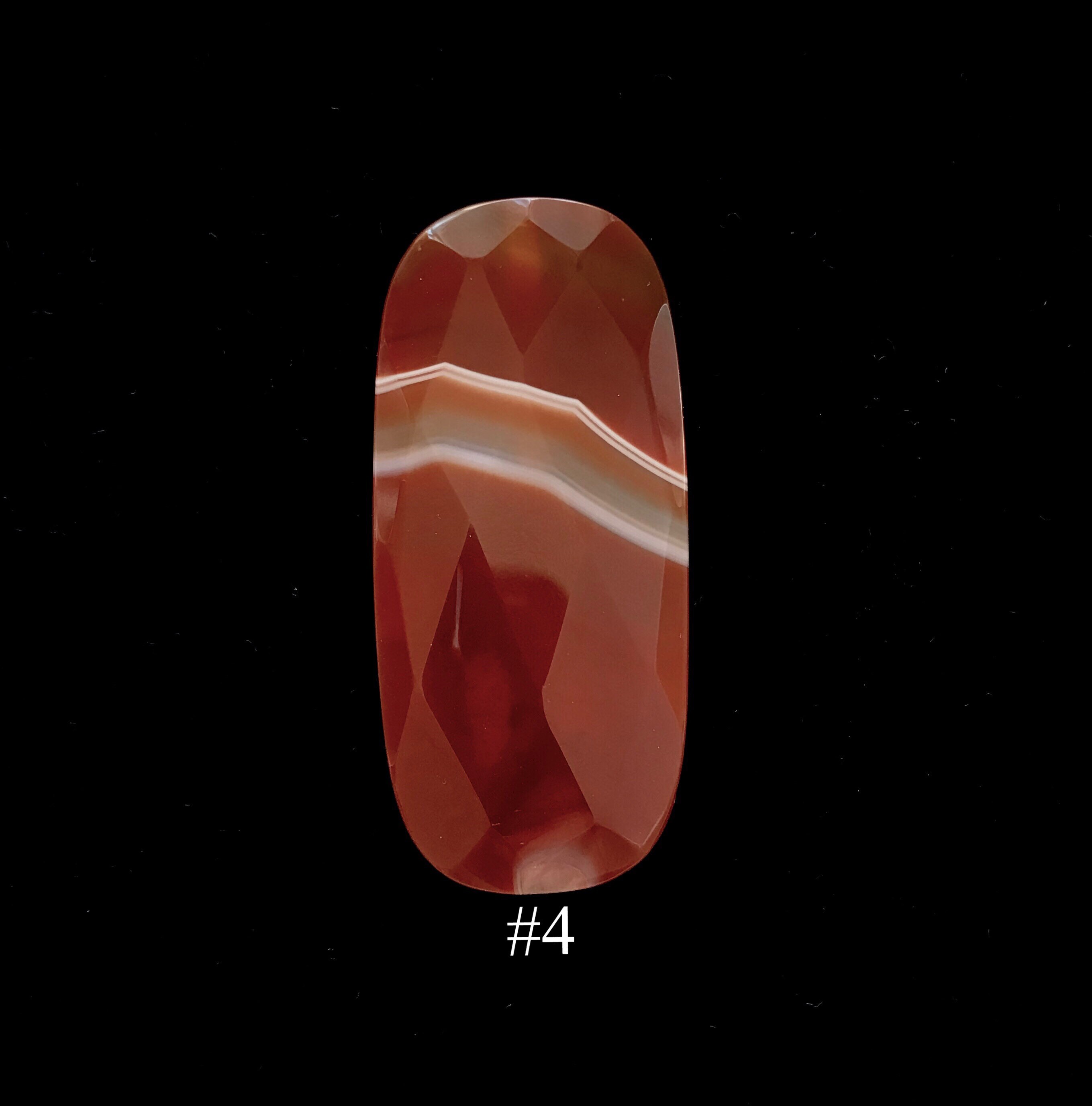 Sardonyx Faceted Gemstone Faceted Pendant Gemstone Beads - Etsy