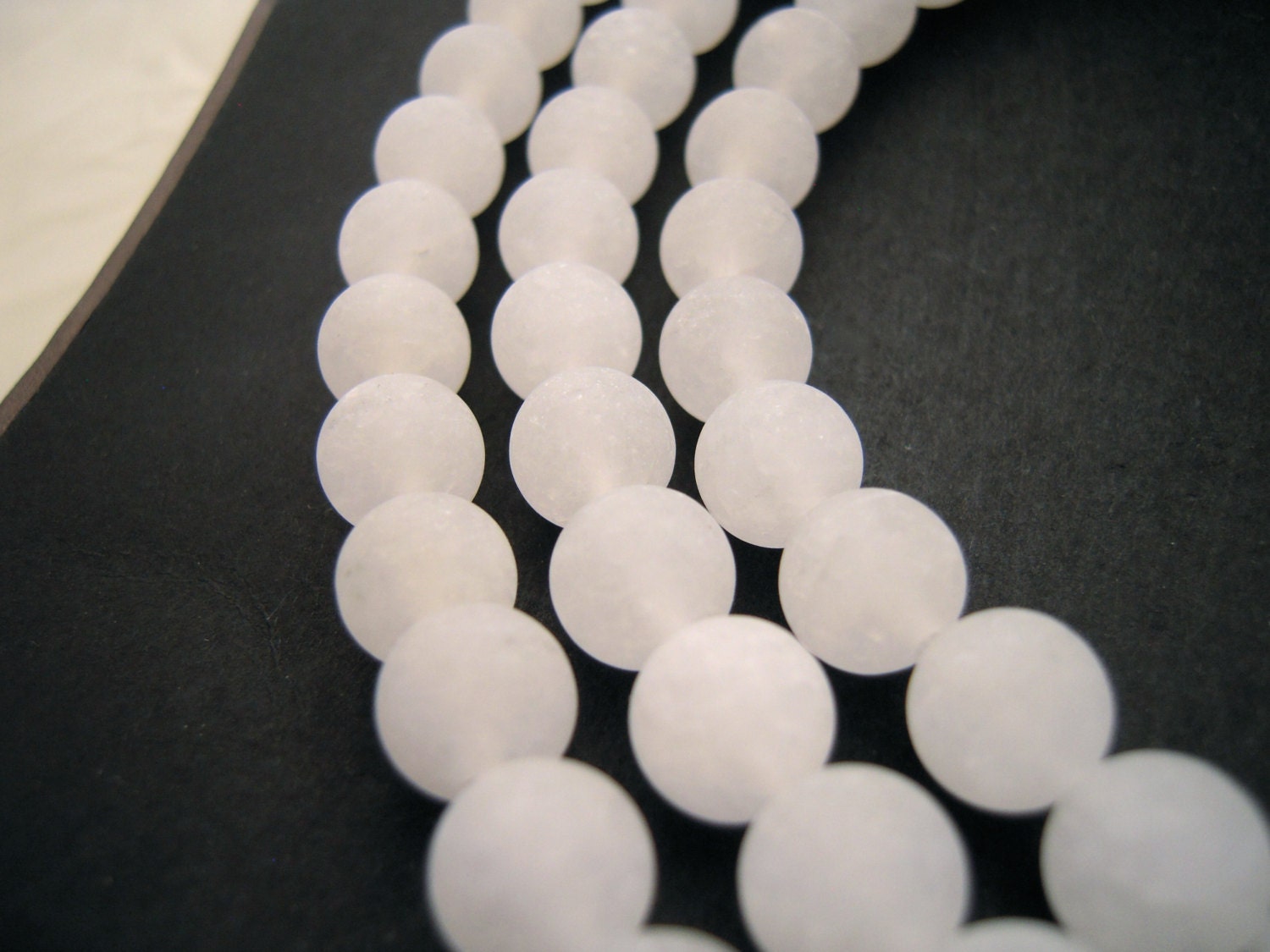 6mm White Jade Matte Beads Frosted Beads Jade Beads Beads - Etsy
