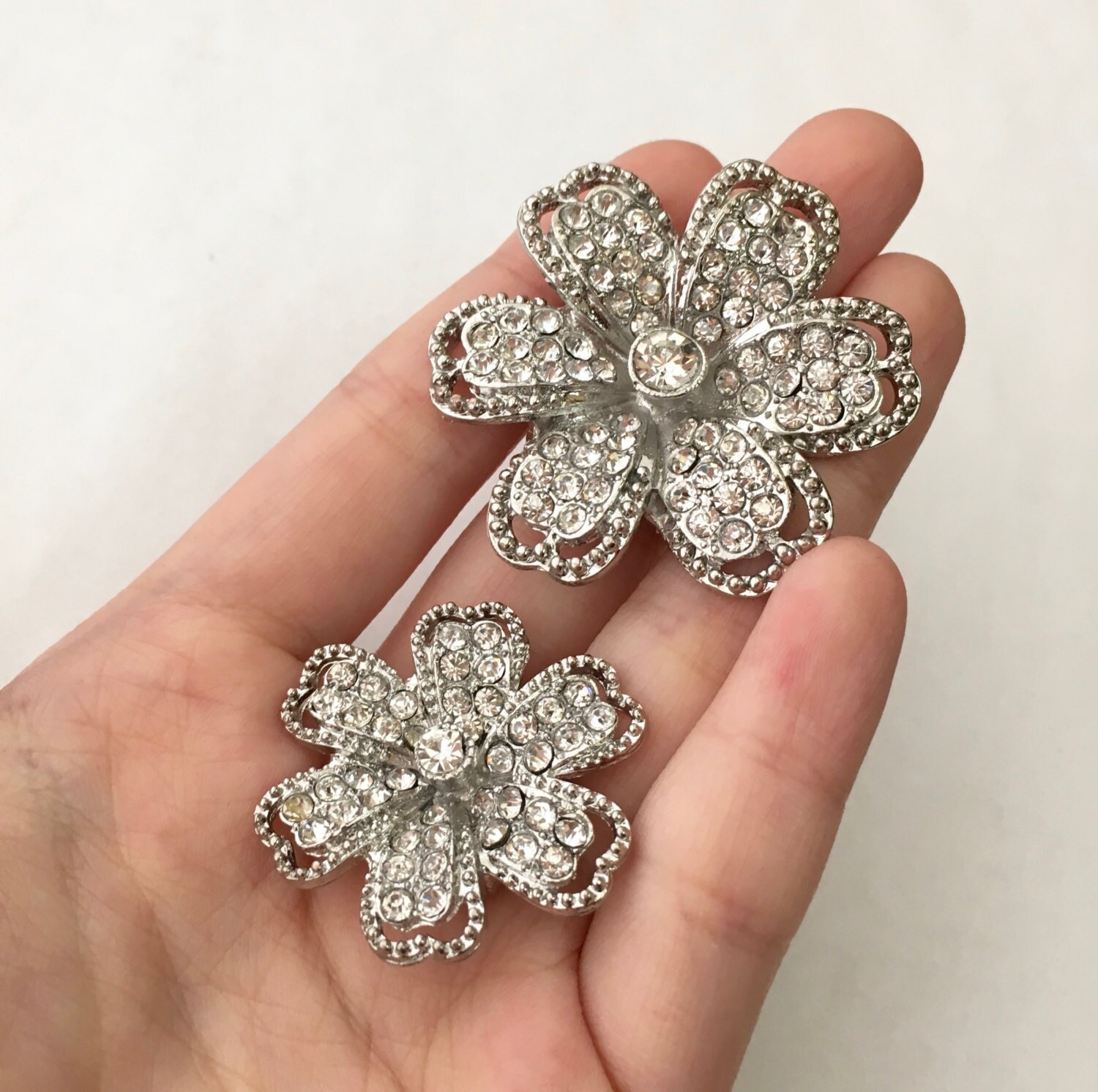 Rhinestone Connectors Bracelet Connectors Rhinestone Charms - Etsy