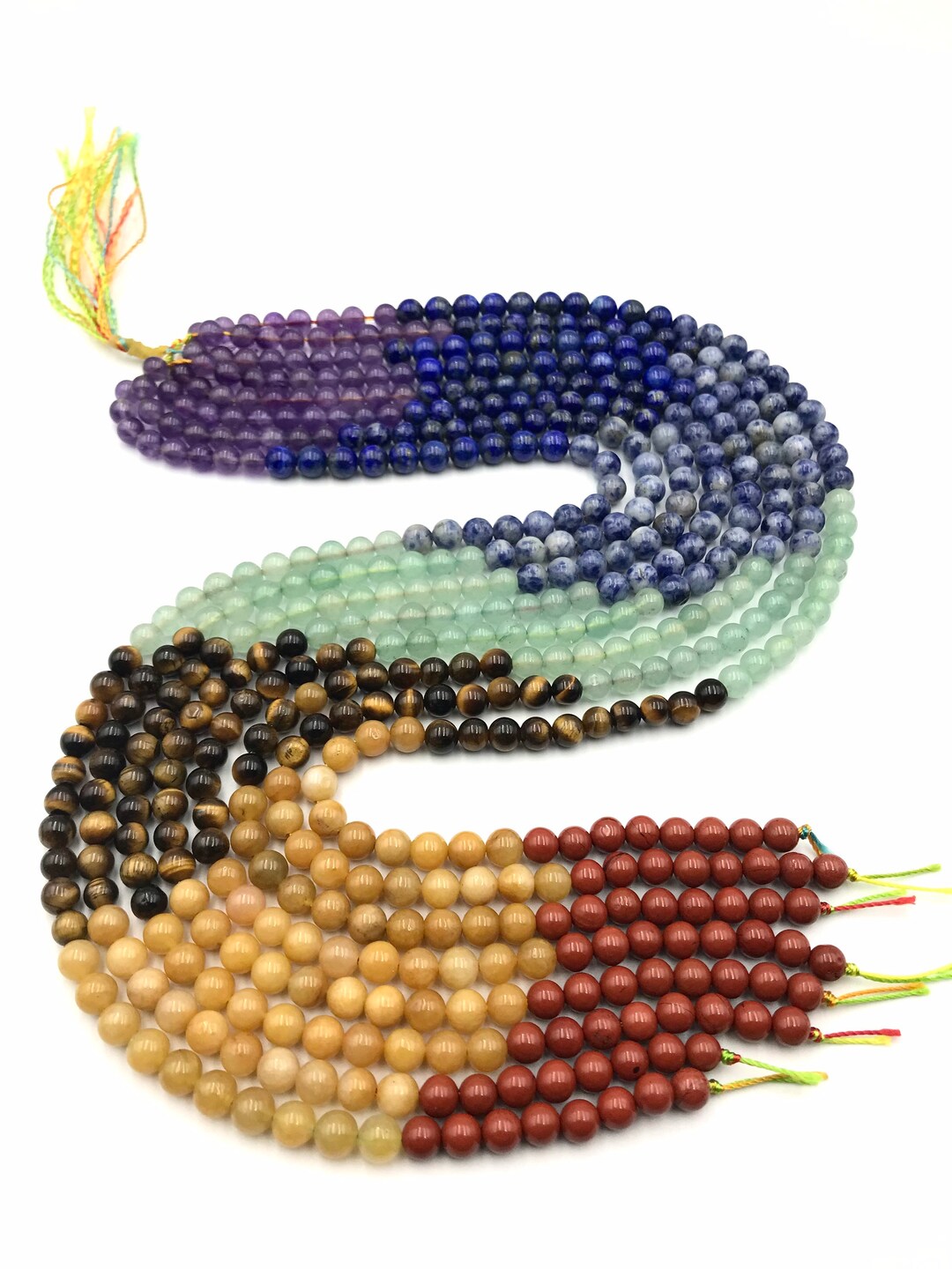 NEW Chakra Beads,healing Beads,yoga Jewelry,smooth Loose Beads 4mm 6mm ...