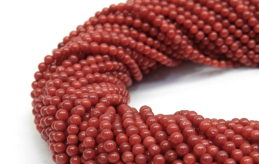 Bamboo Coral, 287pcs, 2mm Beads, Dyed Beads, Coral Beads, Red Beads ...