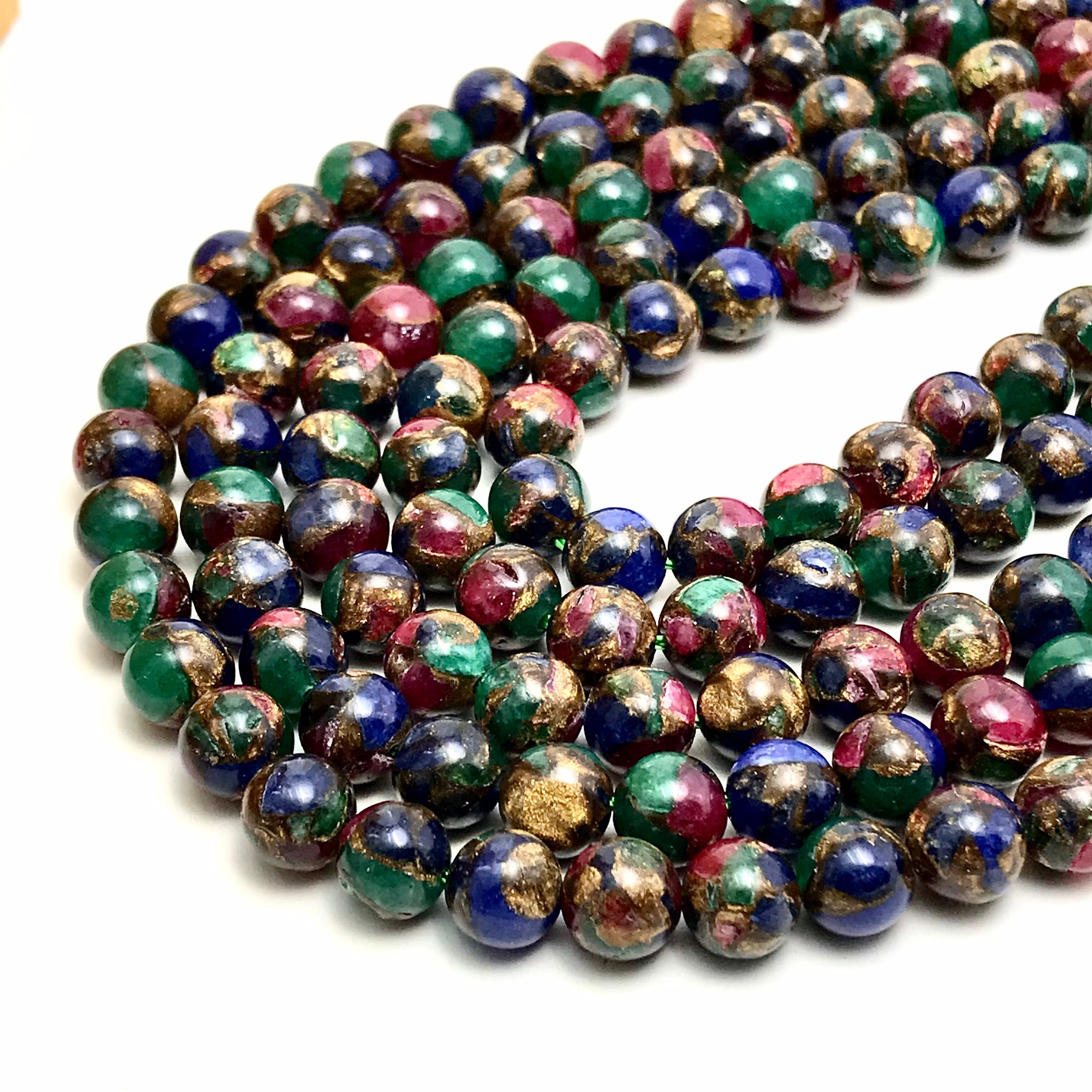 Multi-color Quartz 6mm 8mm 10mm Beads Jewelry Making Beads Multicolor ...