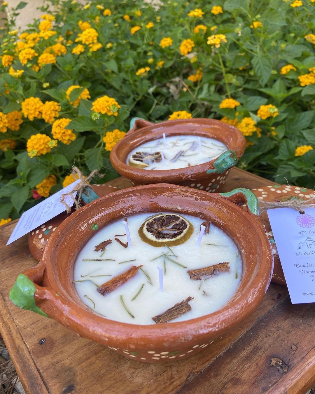 Cazuelita Candle Mi Abuela Remedy Pottery Candle All Natural Soy Wax ...